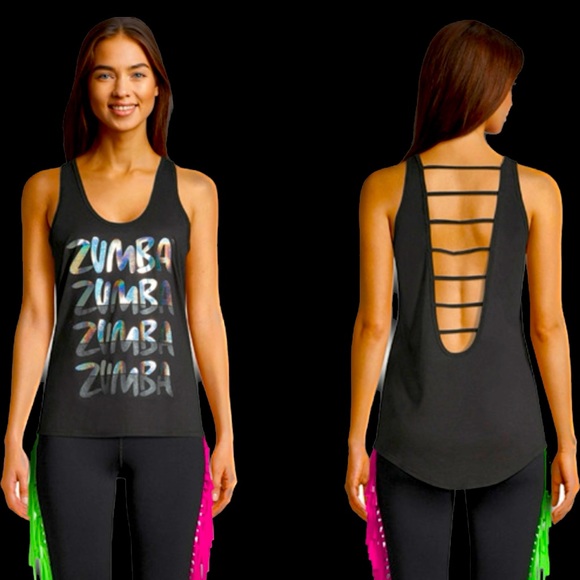 Zumba Fitness | Tops | Zumba Forever Tank Top Bold Black | Poshmark